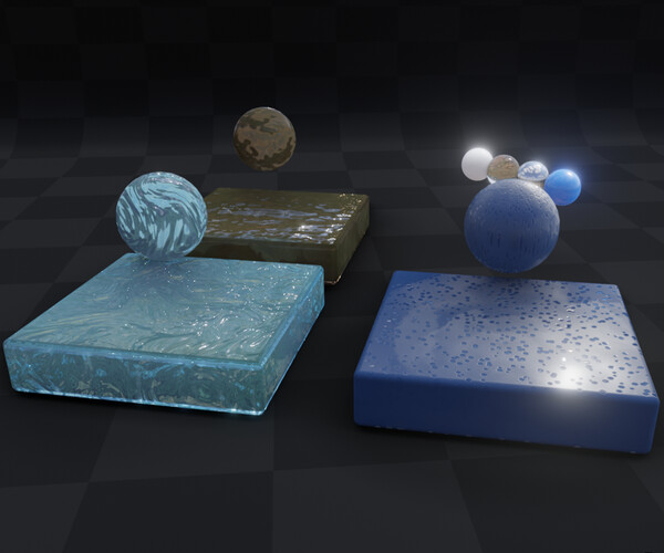 ArtStation - Blender 2.9 // EEVEE Water Materials | Resources