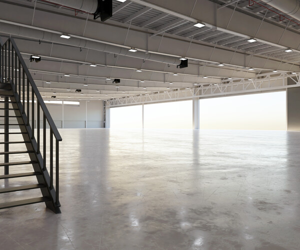 ArtStation - Airplane Hangar Interior 9 | Resources