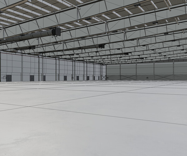 ArtStation - Airplane Hangar Interior 9 | Resources