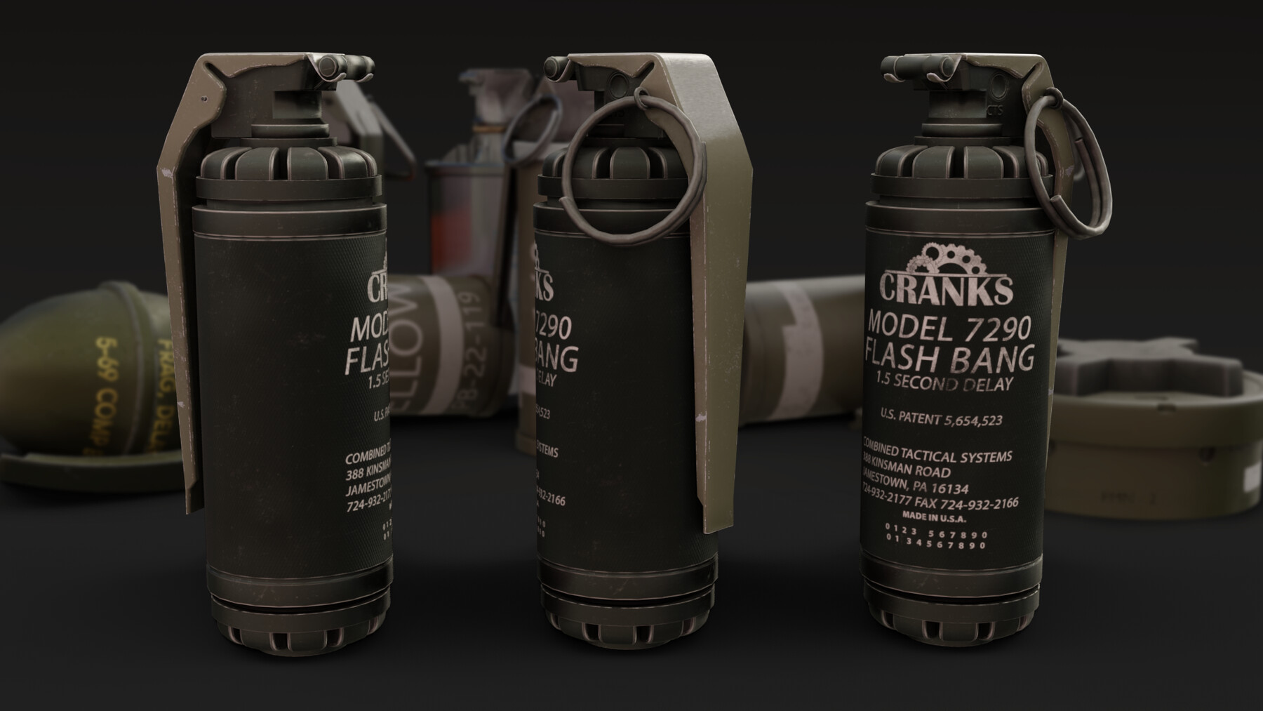 ArtStation - Cranks - Tactical Explosive Pack | Game Assets