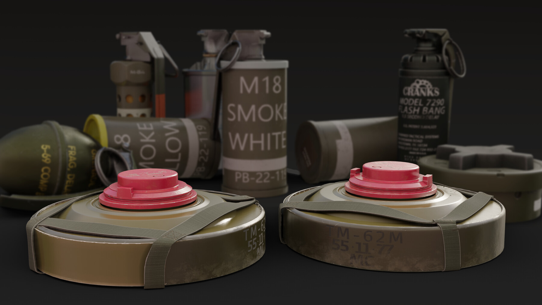 ArtStation - Cranks - Tactical Explosive Pack | Game Assets