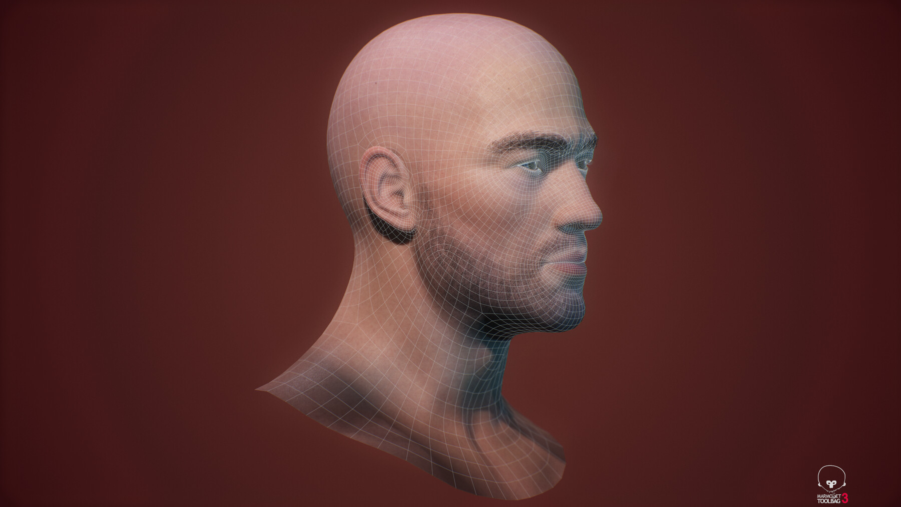 ArtStation - Asian Male Head Low-poly | Game Assets