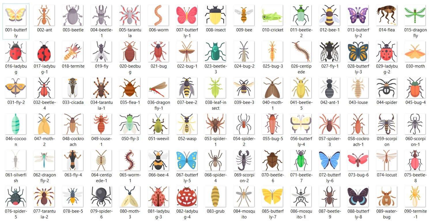 ArtStation - Insects Icon Pack | Game Assets