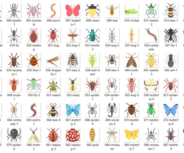 ArtStation - Insects Icon Pack | Game Assets