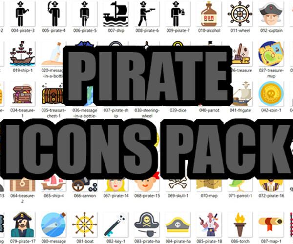 ArtStation - Pirate Icons Pack | Game Assets
