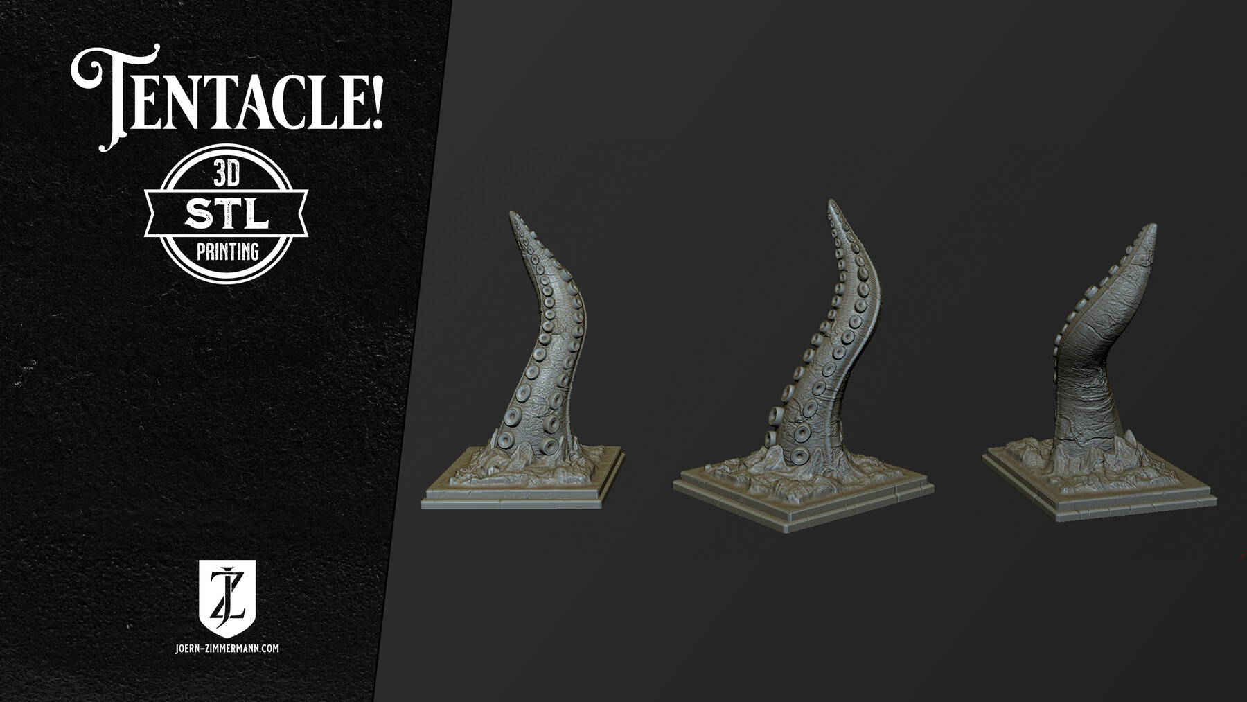 ArtStation - TENTACLE! STL for 3D Printing | Resources