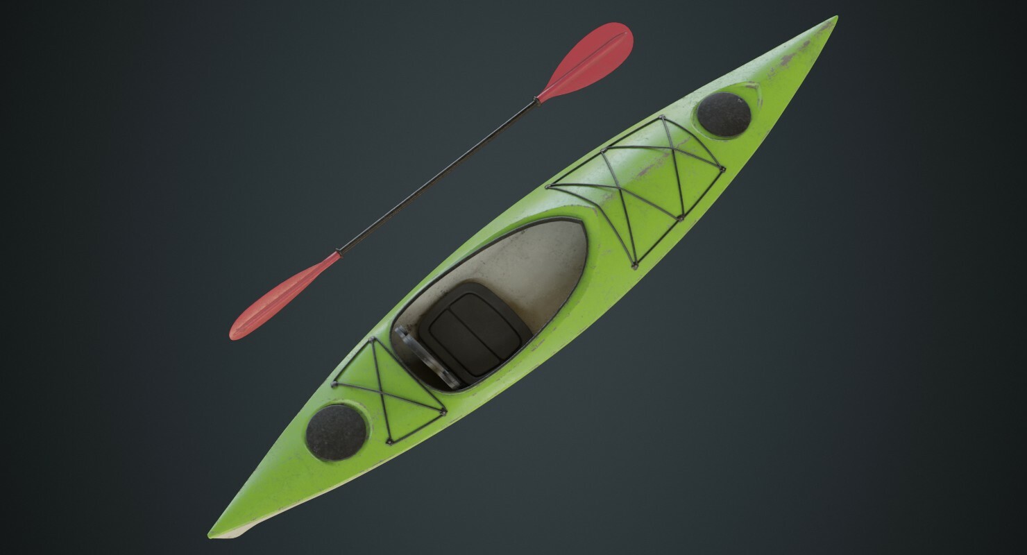 ArtStation - Kayak 2B | Game Assets