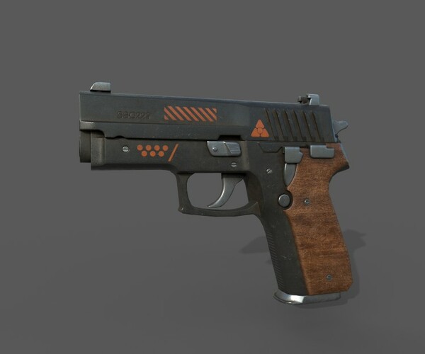 ArtStation - Handgun | Game Assets