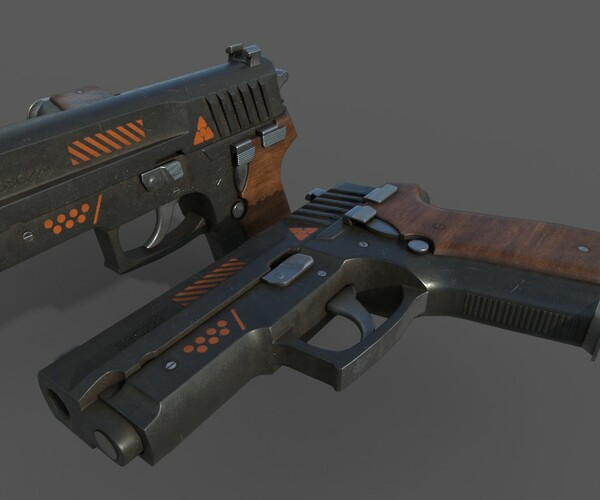 ArtStation - Handgun | Game Assets