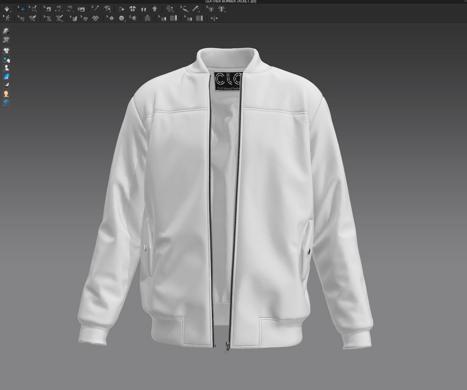 ArtStation - LEATHER BOMBER JACKET, marvelous designer,clo3d | Resources