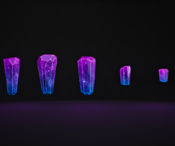 ArtStation - Cartoon Crystal Shader - Unreal Engine 4 | Game Assets