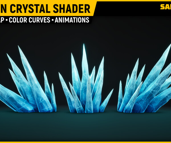 ArtStation - Cartoon Crystal Shader - Unreal Engine 4 | Game Assets