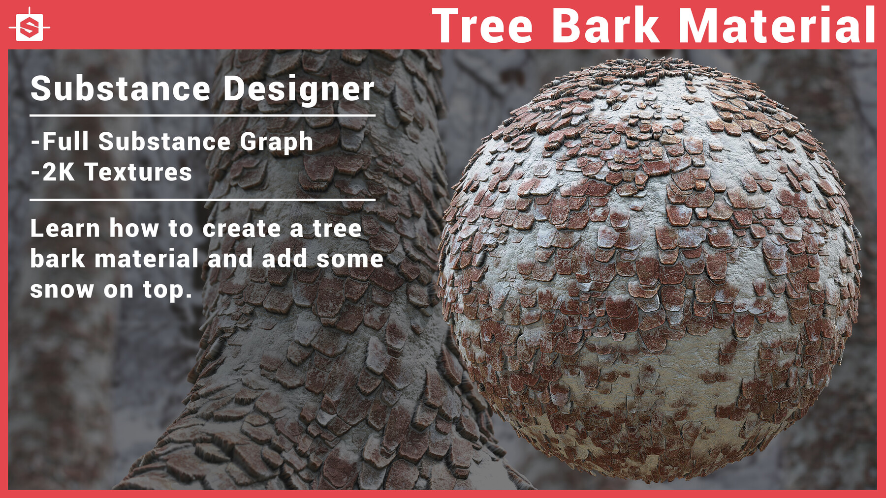 Angel Fernandes - Tree Bark Material - Substance Designer