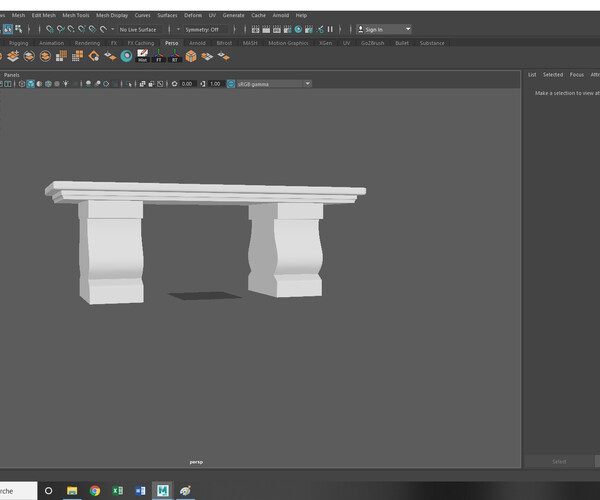 ArtStation - medieval stone bench Low-poly 3D model | Game Assets