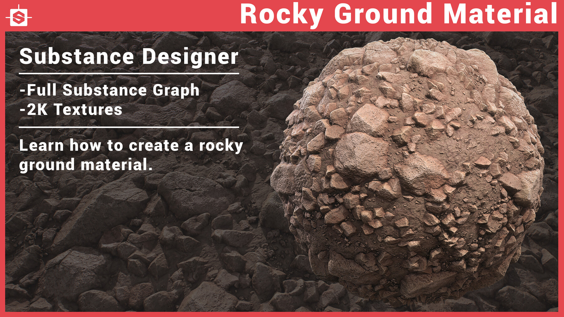 Angel Fernandes - Desert Rocky Ground - Substance Designer
