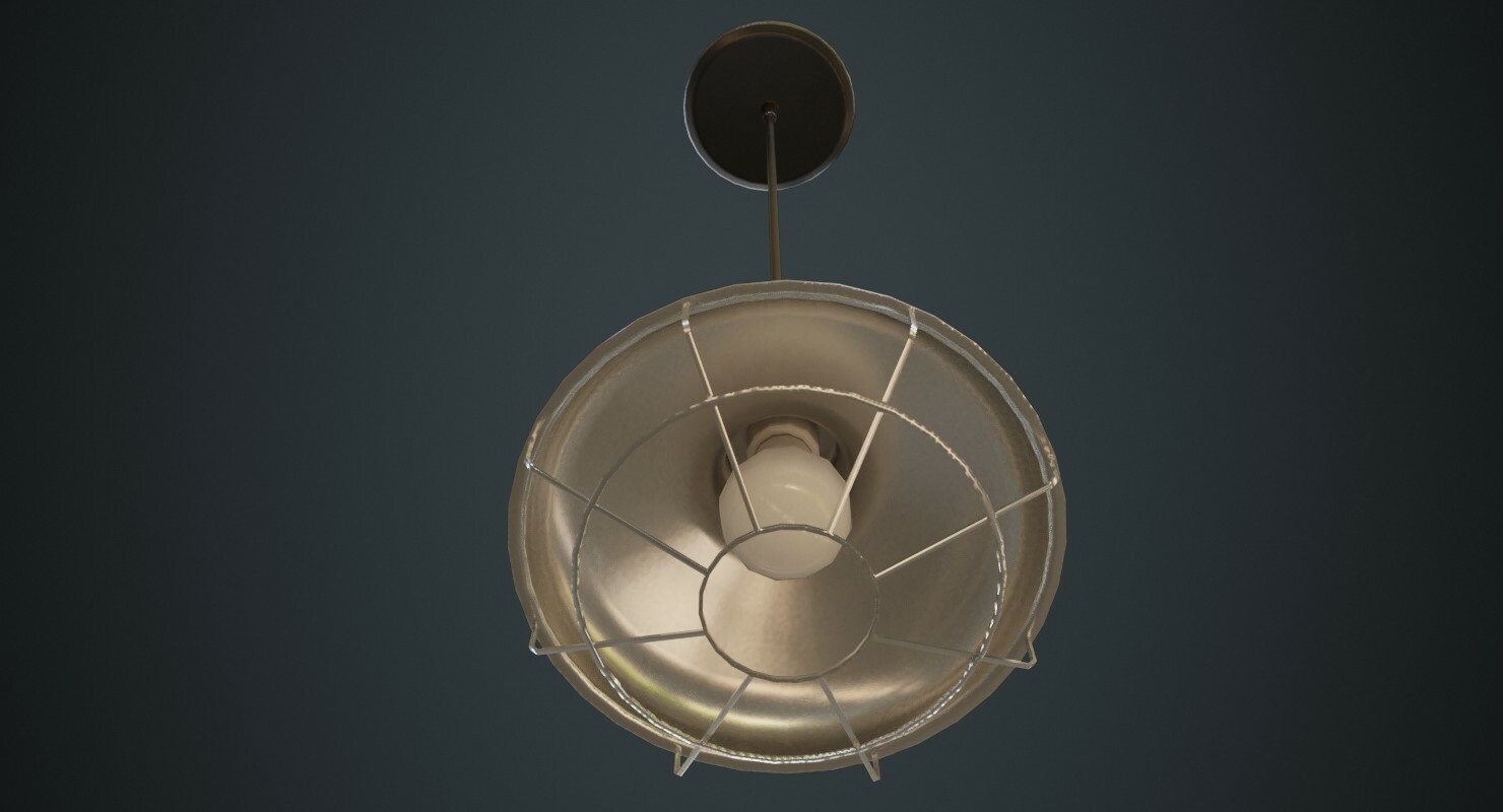 ArtStation - Hanging Lamp 1B | Game Assets