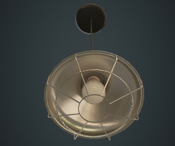 ArtStation - Hanging Lamp 1B | Game Assets