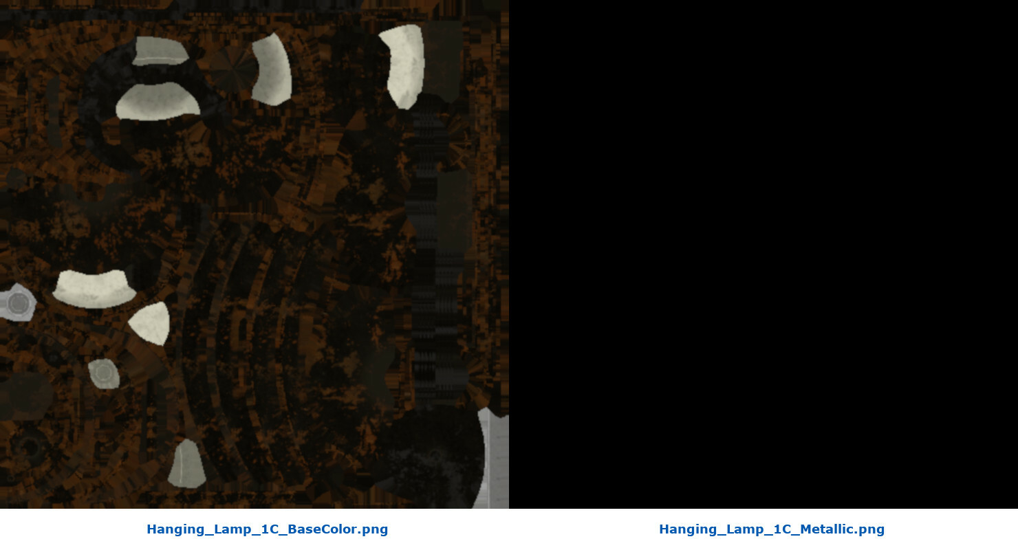 ArtStation - Hanging Lamp 1C | Game Assets