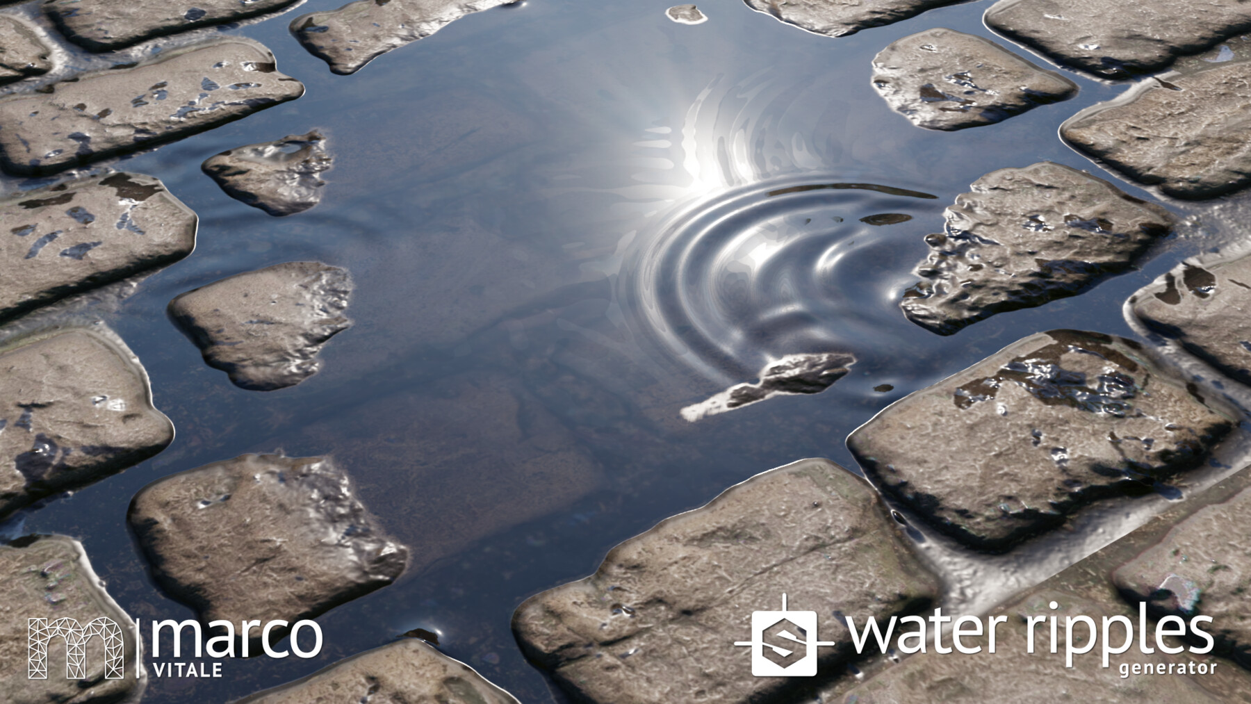ArtStation - Water Ripple - Generator (Free) | Resources