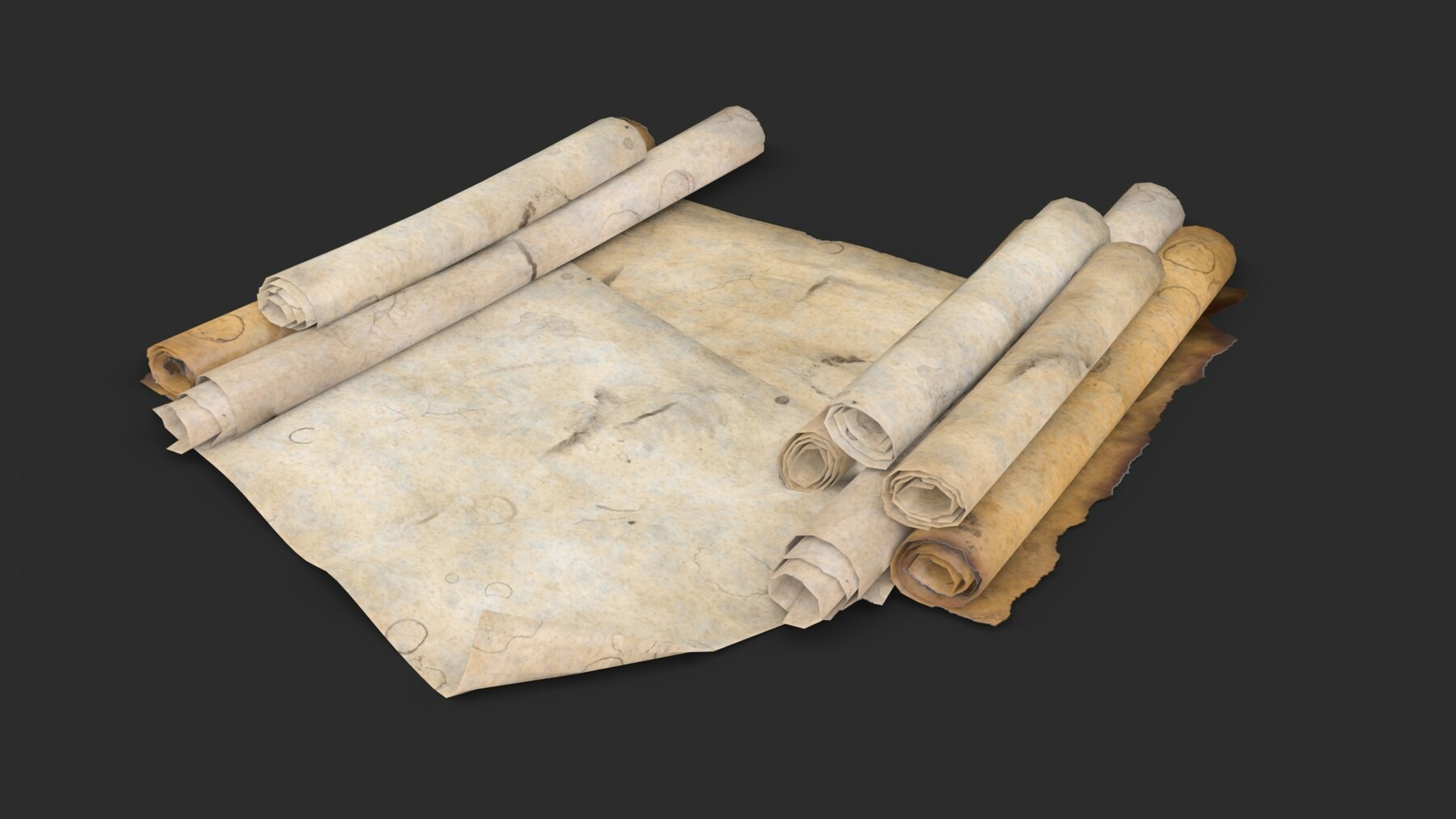 ArtStation - Old Parchments | Game Assets