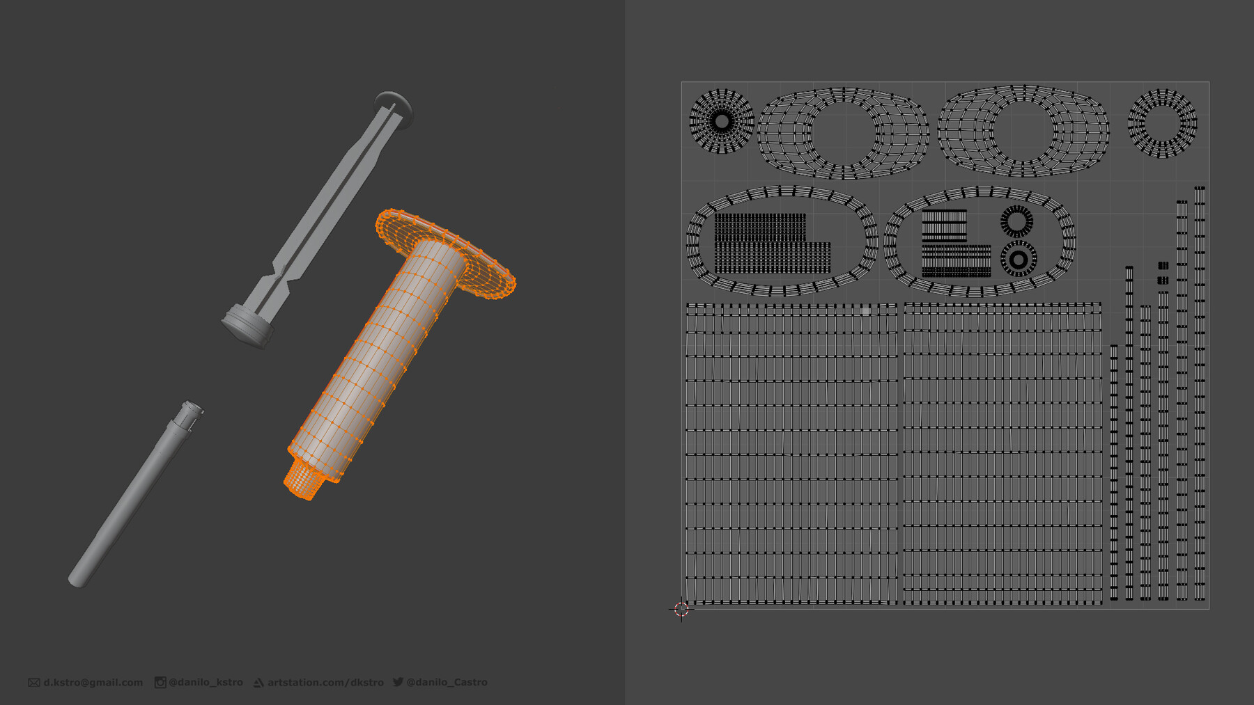 ArtStation - Syringe and Ampoule | 3D model | 2k Textures | Resources