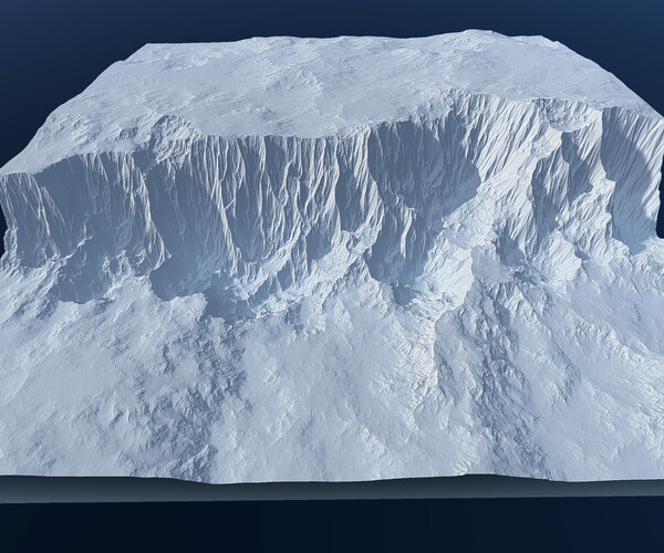 ArtStation - Free sample landscape. 134340 Pluto Surface. | Resources