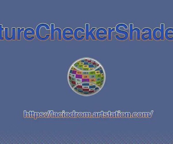 ArtStation - Texture Checker Shader LT | Resources