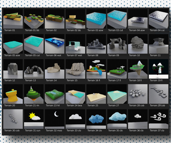 ArtStation - Low Poly Kpack for KitOps PRO_v1 | Game Assets