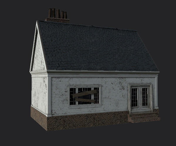 ArtStation - Horror Colonial House - Innsmouth Kitbash I.B. | Resources
