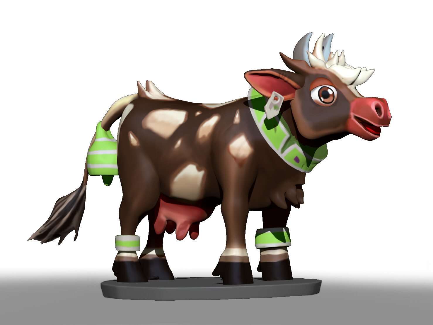 ArtStation - 4 Cow Skin ZTL Sculpts and Skins | Game Assets