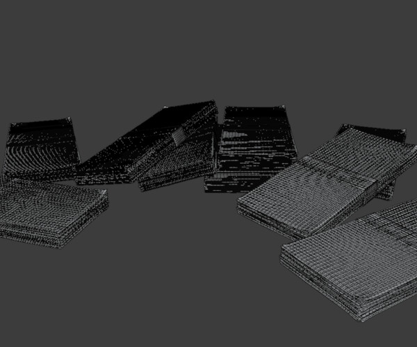 ArtStation - Money Stack - Dropped - 100 Dollars - Coins -High Quality ...