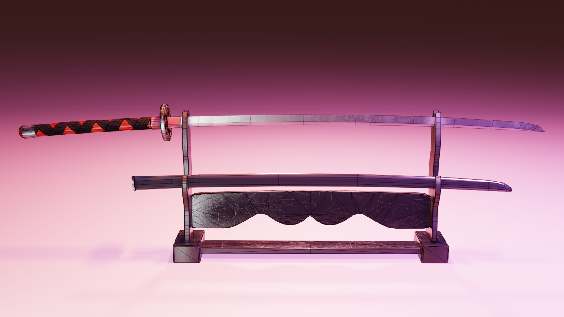 Pink Katana Sword