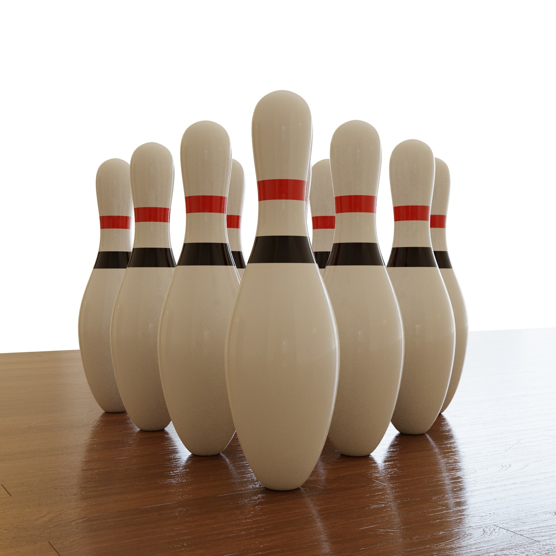 ArtStation - Bowling Pins - PBR - High Quality 3D model | Game Assets
