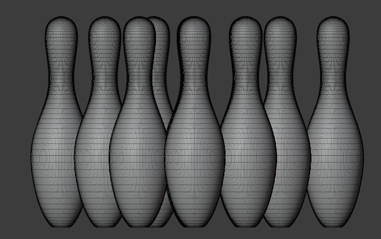 ArtStation - Bowling Pins - PBR - High Quality 3D model | Game Assets