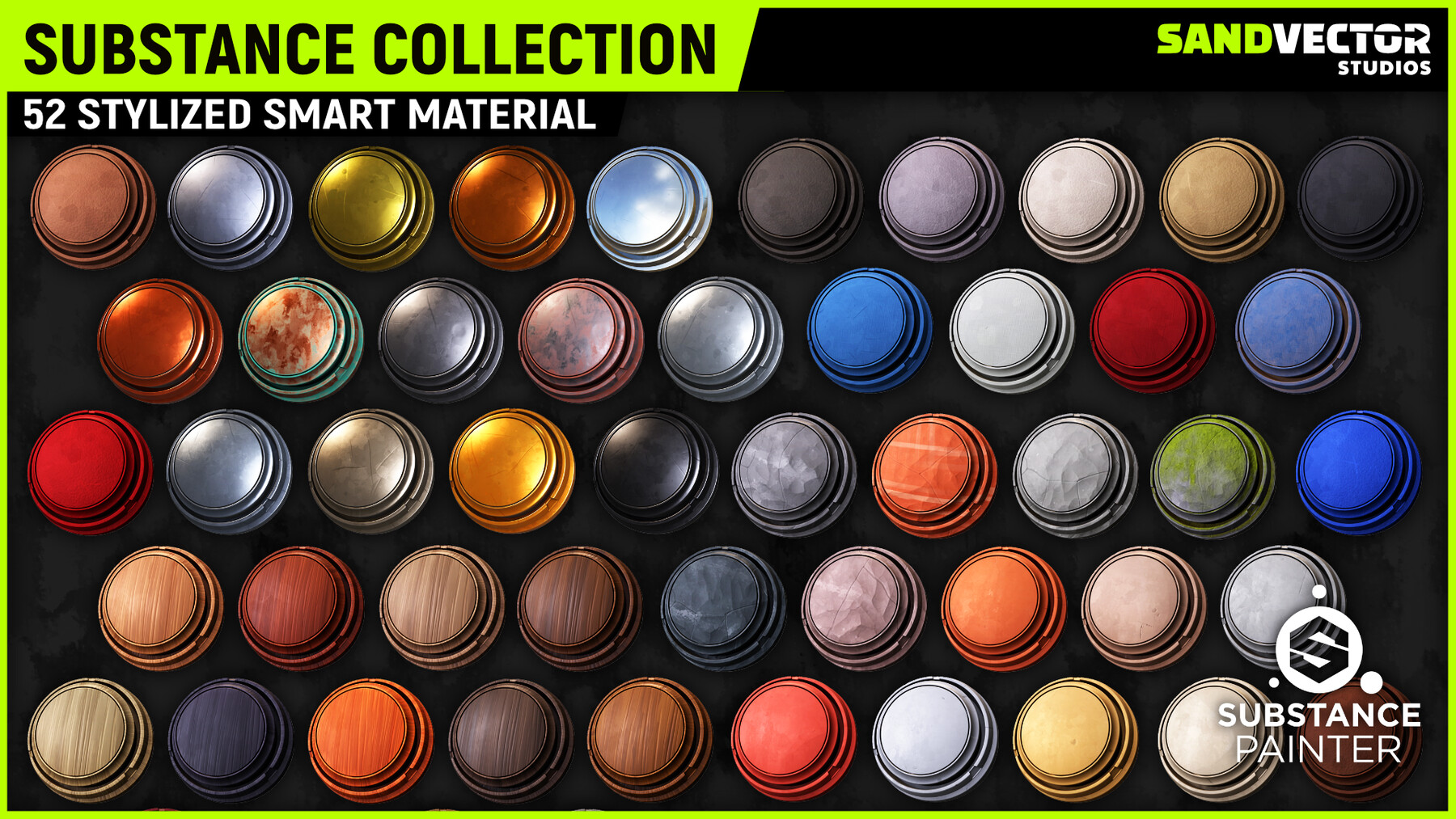 Adam Homoki - Stylized Smart Material Collection