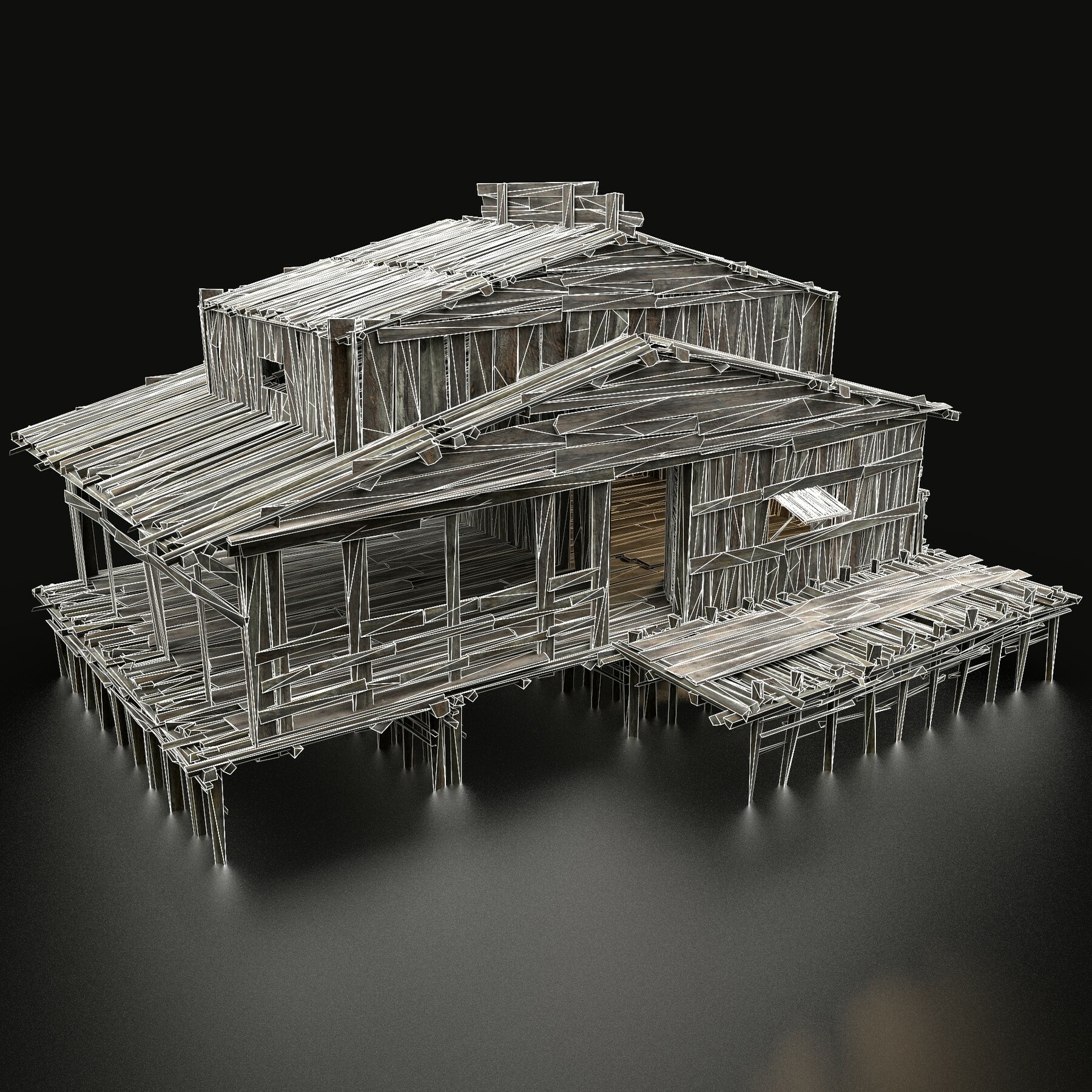 ArtStation - AAA SWAMP WETLAND FANTASY MEDIEVAL WOODEN HOUSE HUT TAVERN ...