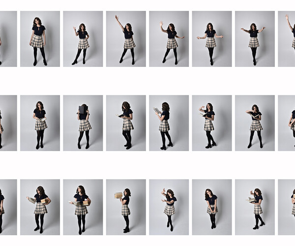 ArtStation - x120 Magic Academy - Pose Reference Pack | Resources