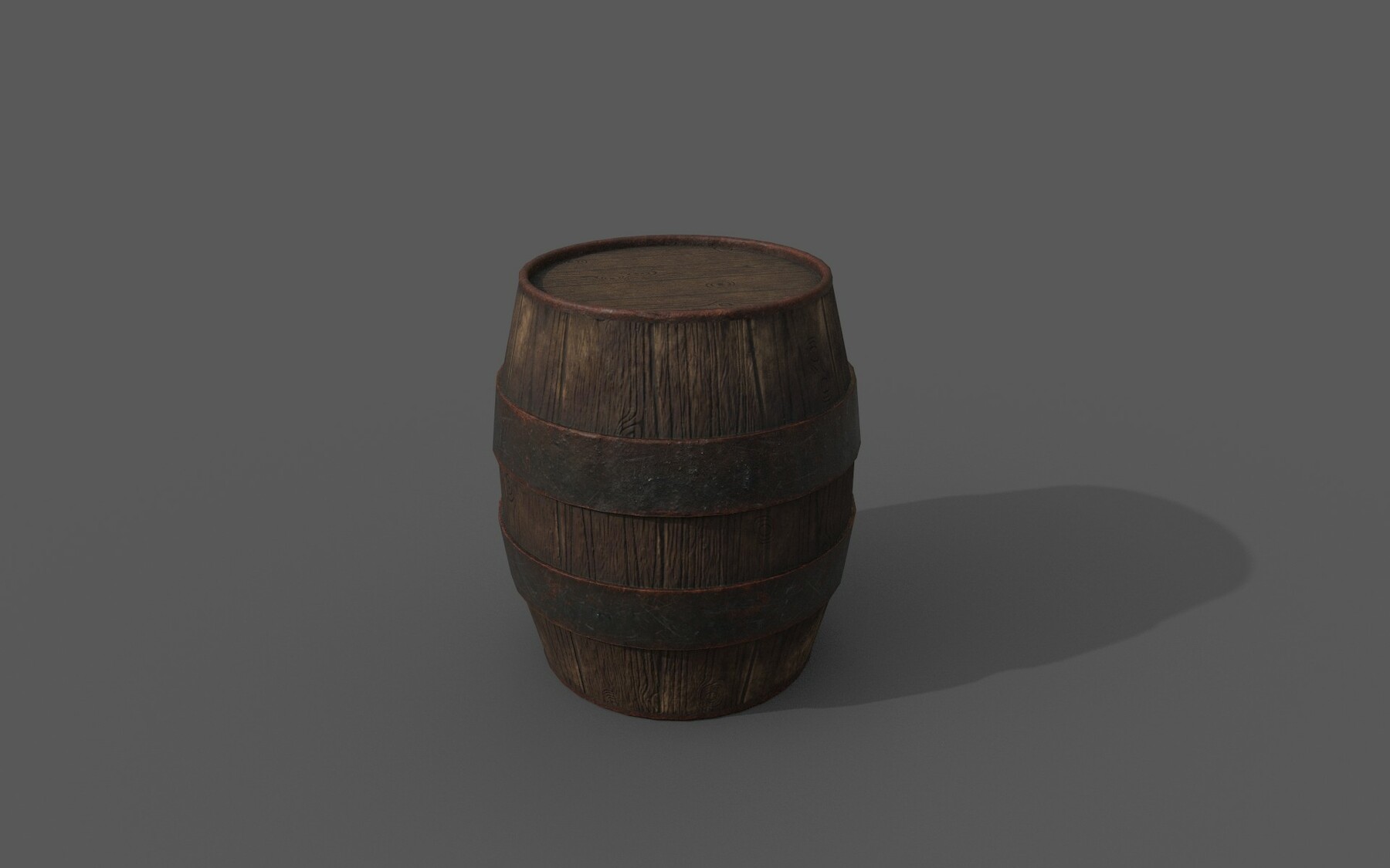 ArtStation - Low Poly Barrel | Game Assets