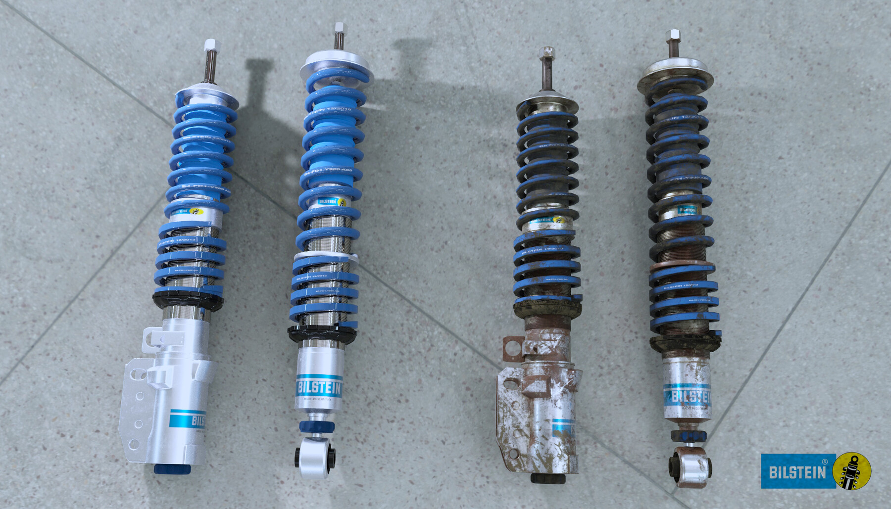 ArtStation - B16 Bilstein Shock Absorbers | Game Assets