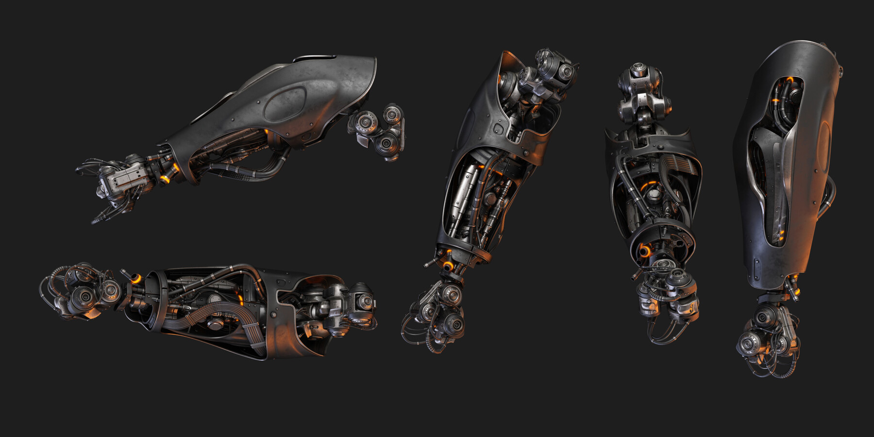 ArtStation - Sci-fi cyber limb images set volume I | Resources