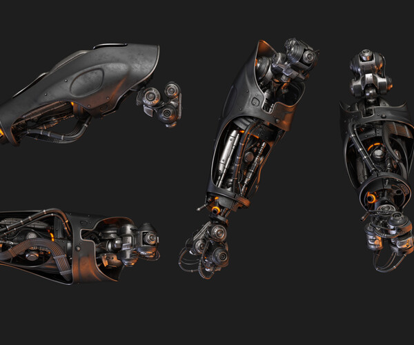 ArtStation - Sci-fi cyber limb images set volume I | Resources