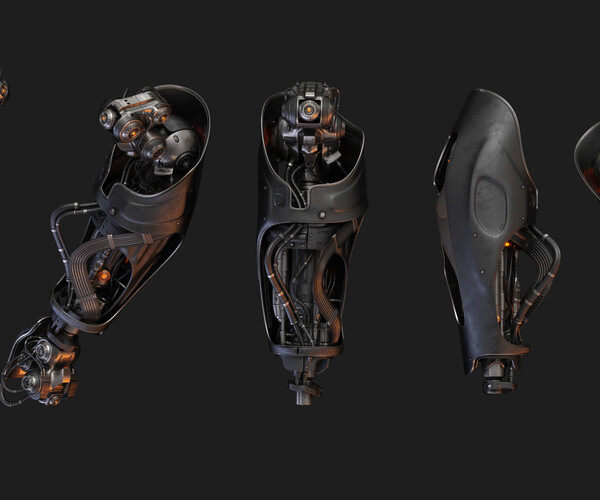 ArtStation - Sci-fi cyber limb images set volume I | Resources