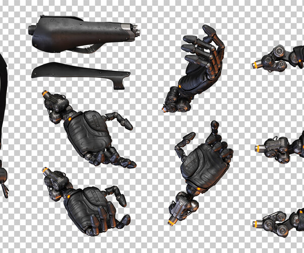 ArtStation - Sci-fi cyber limb images set volume I | Resources