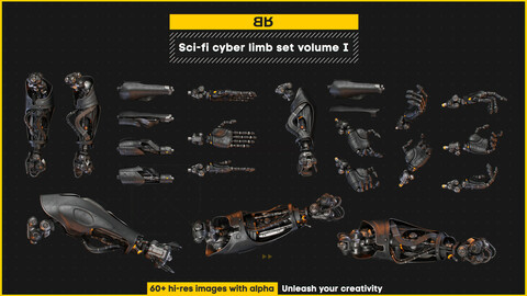 ArtStation - Sci-fi cyber arm images set volume I | Resources