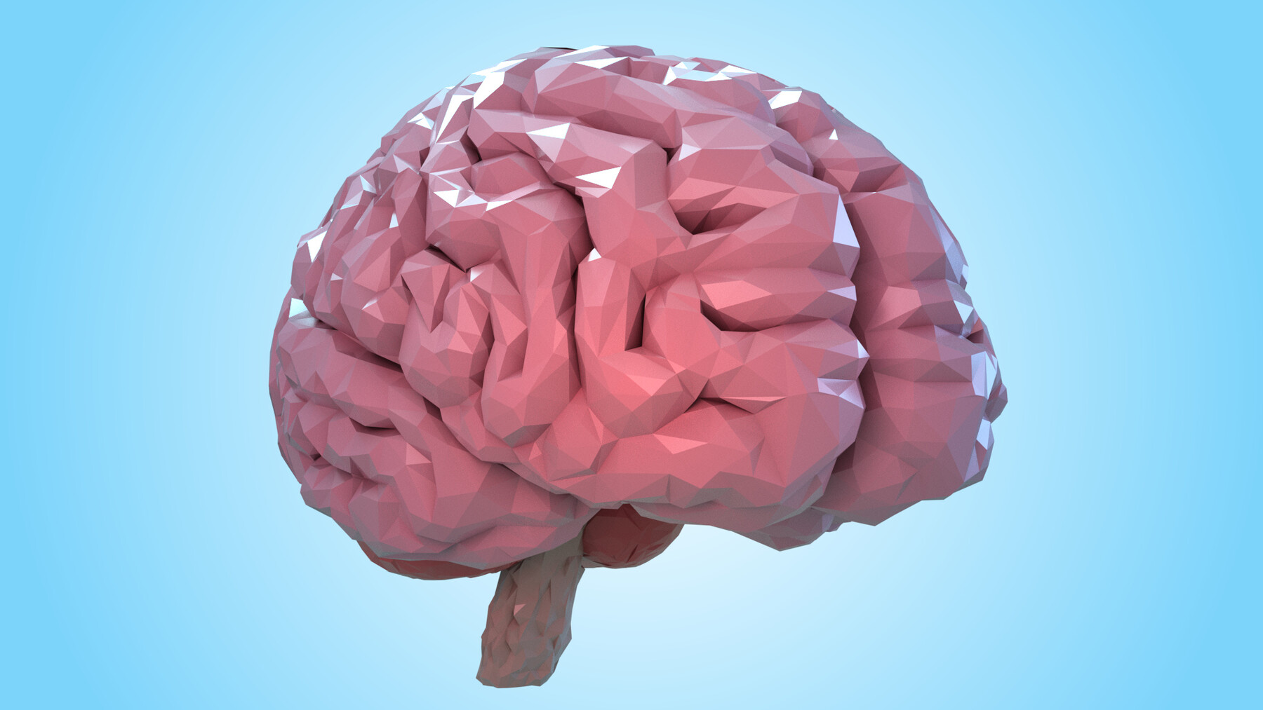ArtStation - Brain Low-poly | Resources