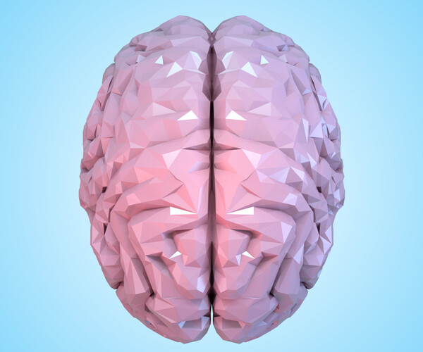 ArtStation - Brain Low-poly | Resources