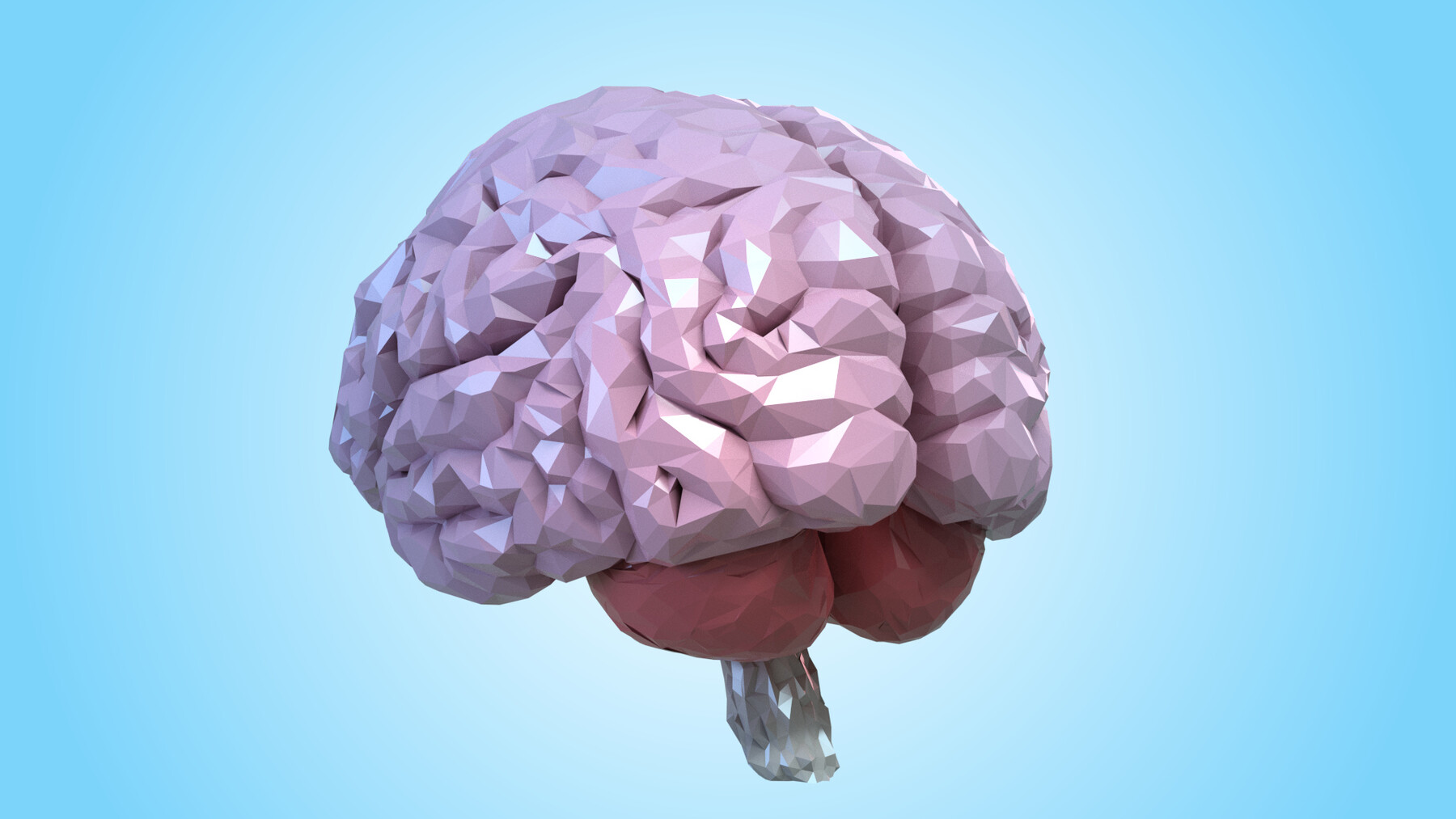 ArtStation - Brain Low-poly | Resources