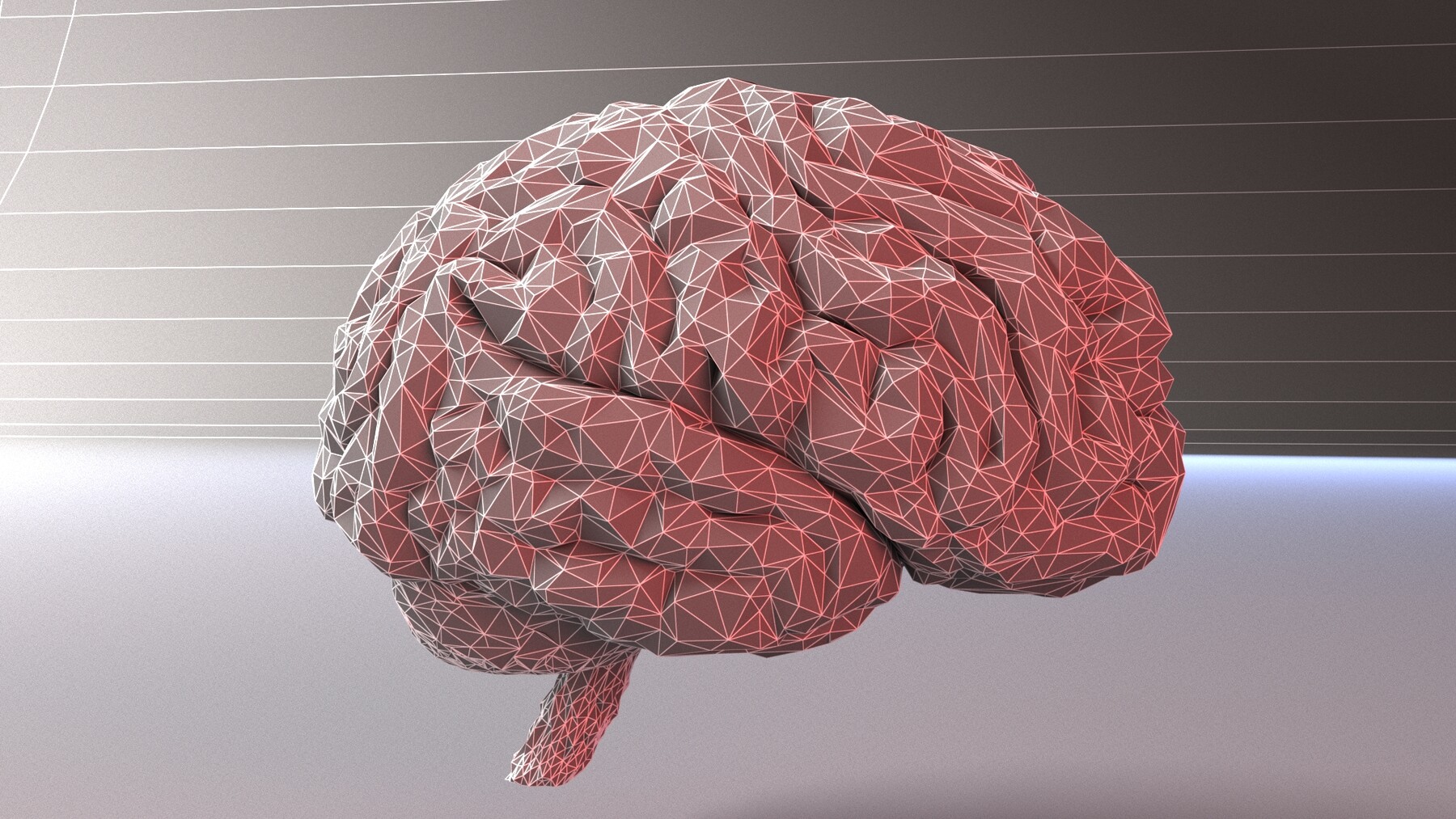 ArtStation - Brain Low-poly | Resources