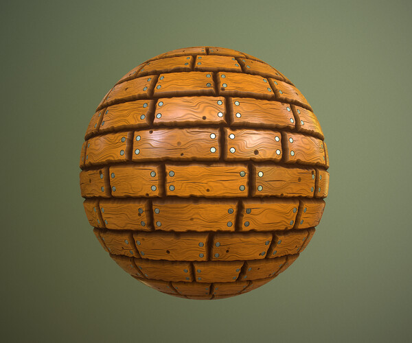ArtStation - Wood Panels Material - Substance Designer | Game Assets