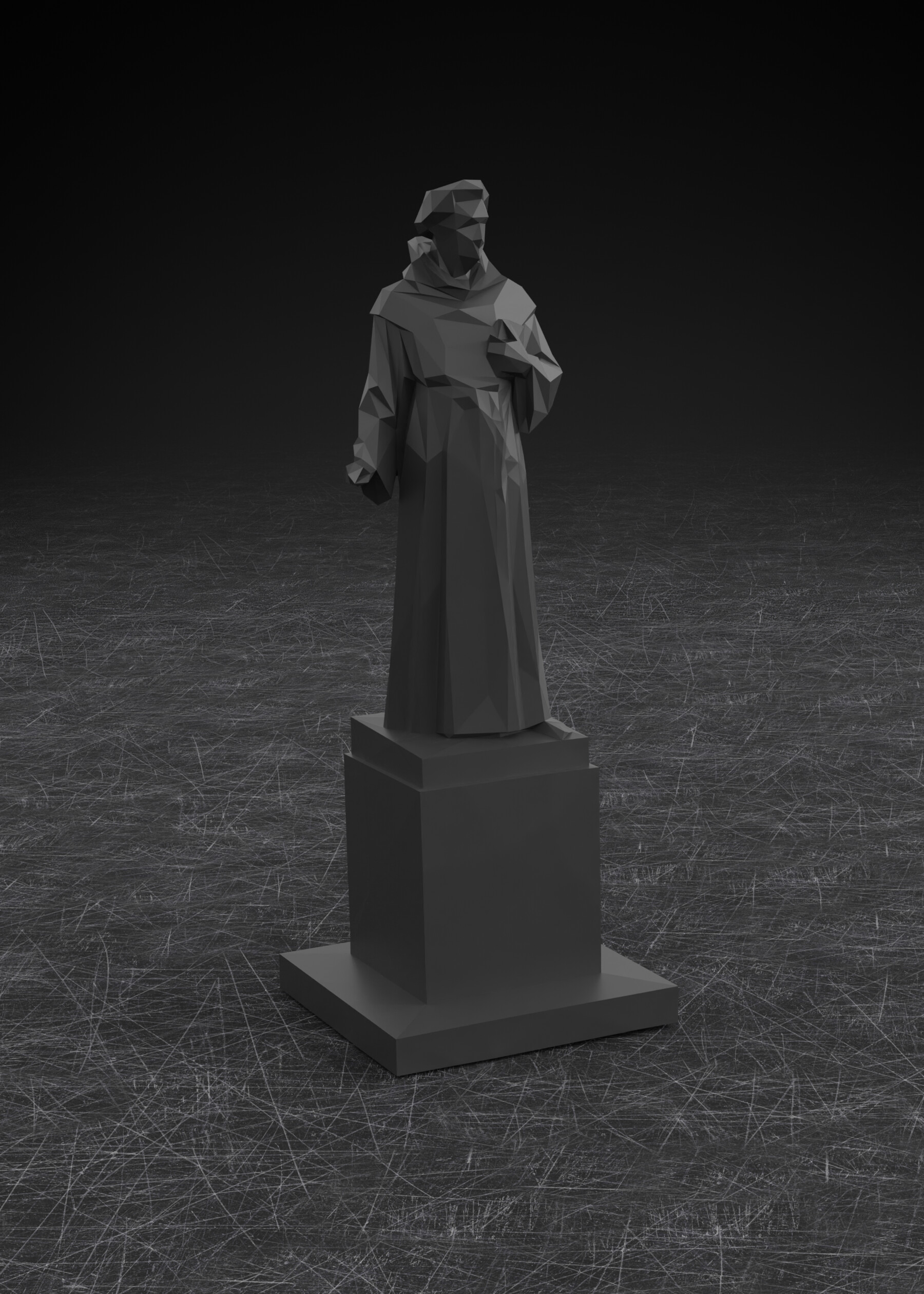 ArtStation - Low Poly Kpack for Kitops - Statues Vol.2 - Angels ...